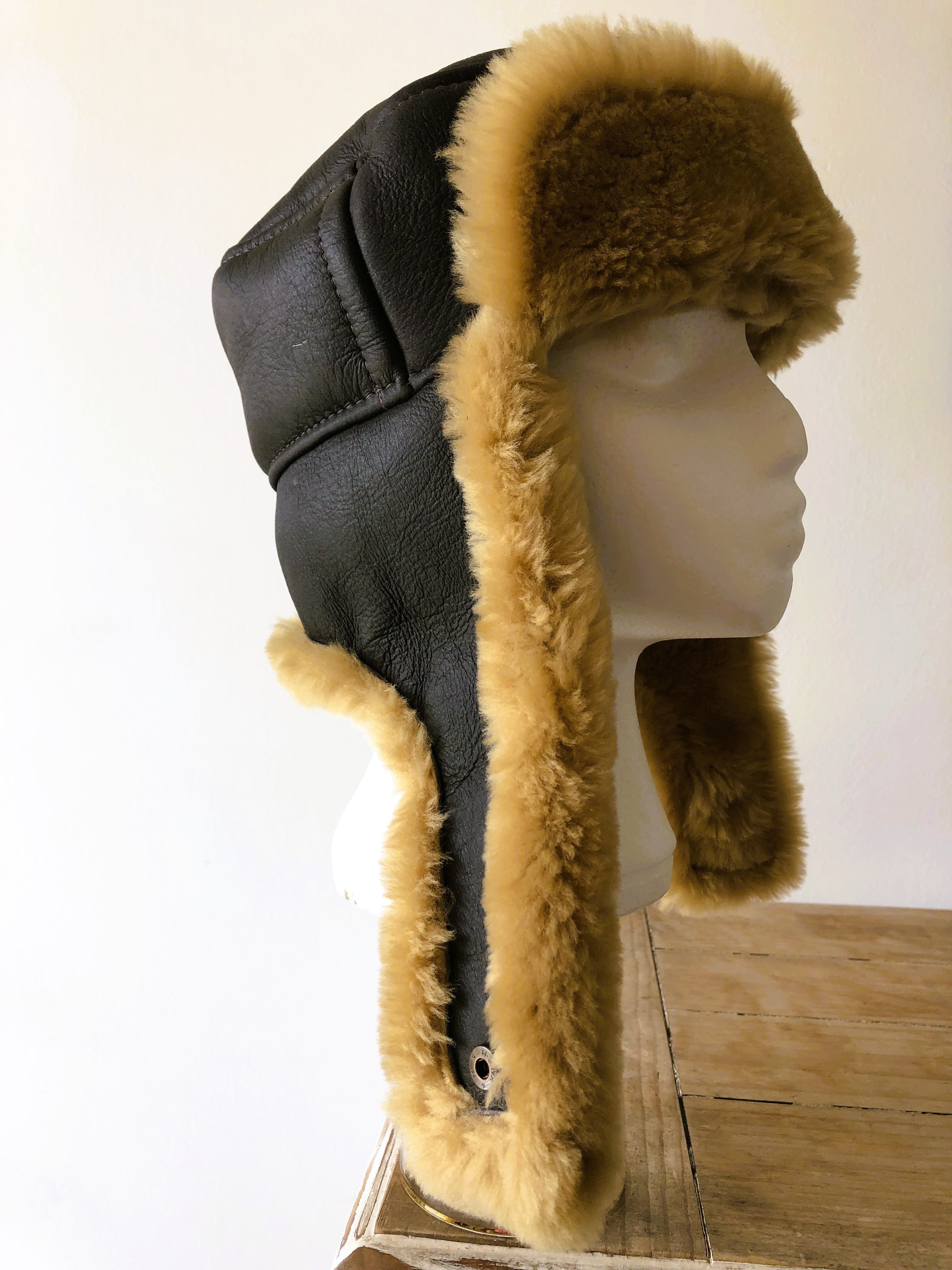 Sheepskin Helmets – Leather Driving Helmets